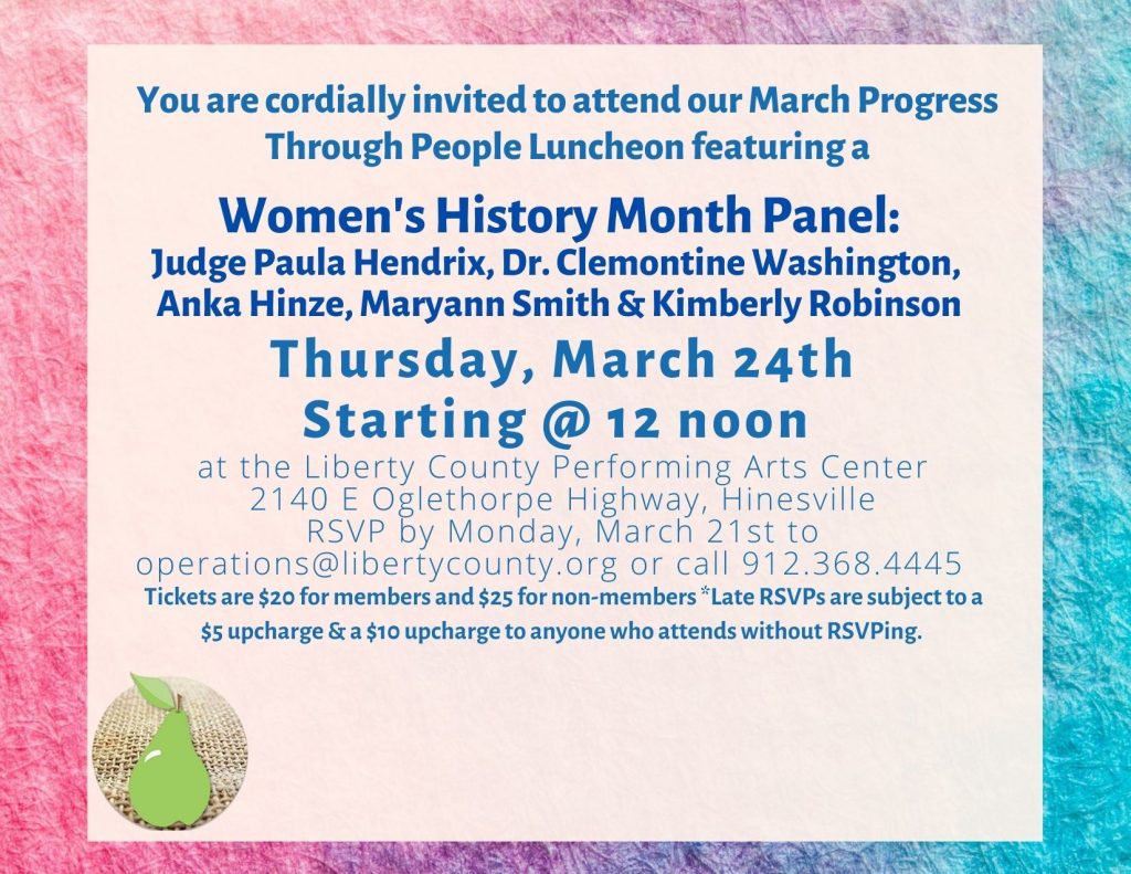 March Progress Through People Luncheon - Liberty County