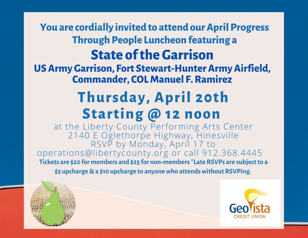 April Progress Through People Luncheon - Liberty County