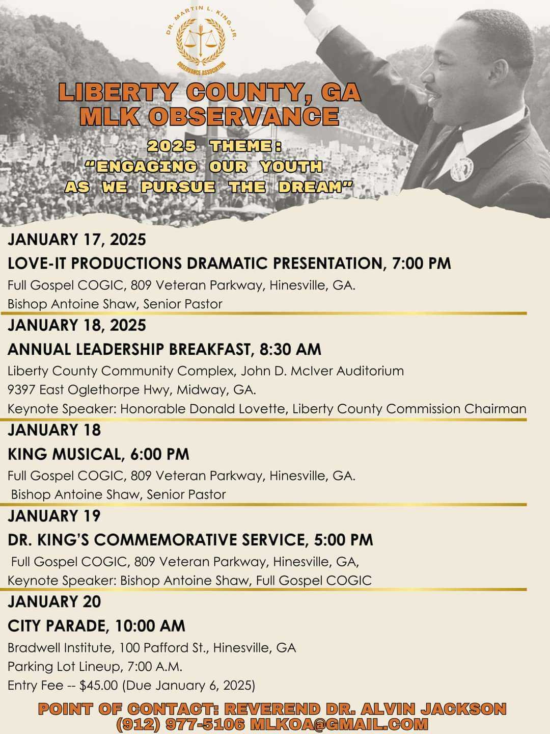 MLK Observance City Parade - Liberty County
