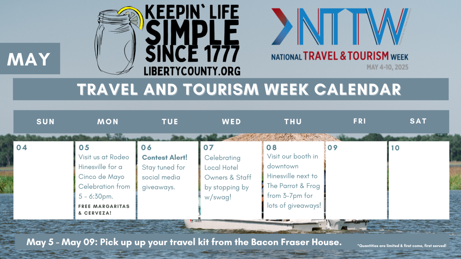 Travel & Tourism Week: Visit the LCCVB booth at downtown Hinesville ...