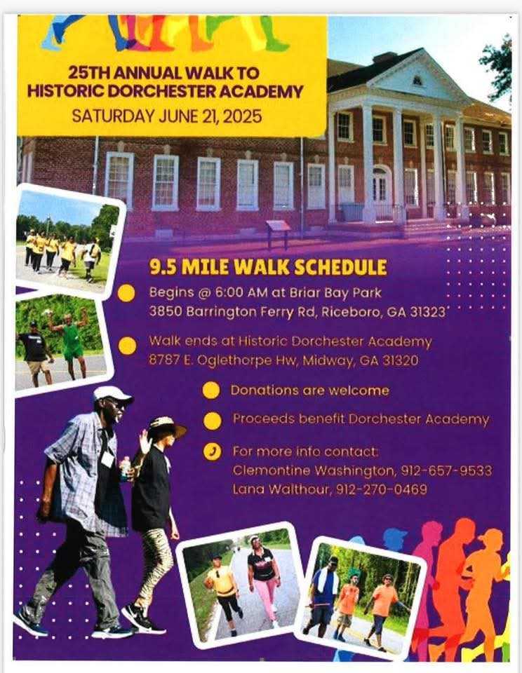 25th Annual Walk to Historic Dorchester Academy - Liberty County