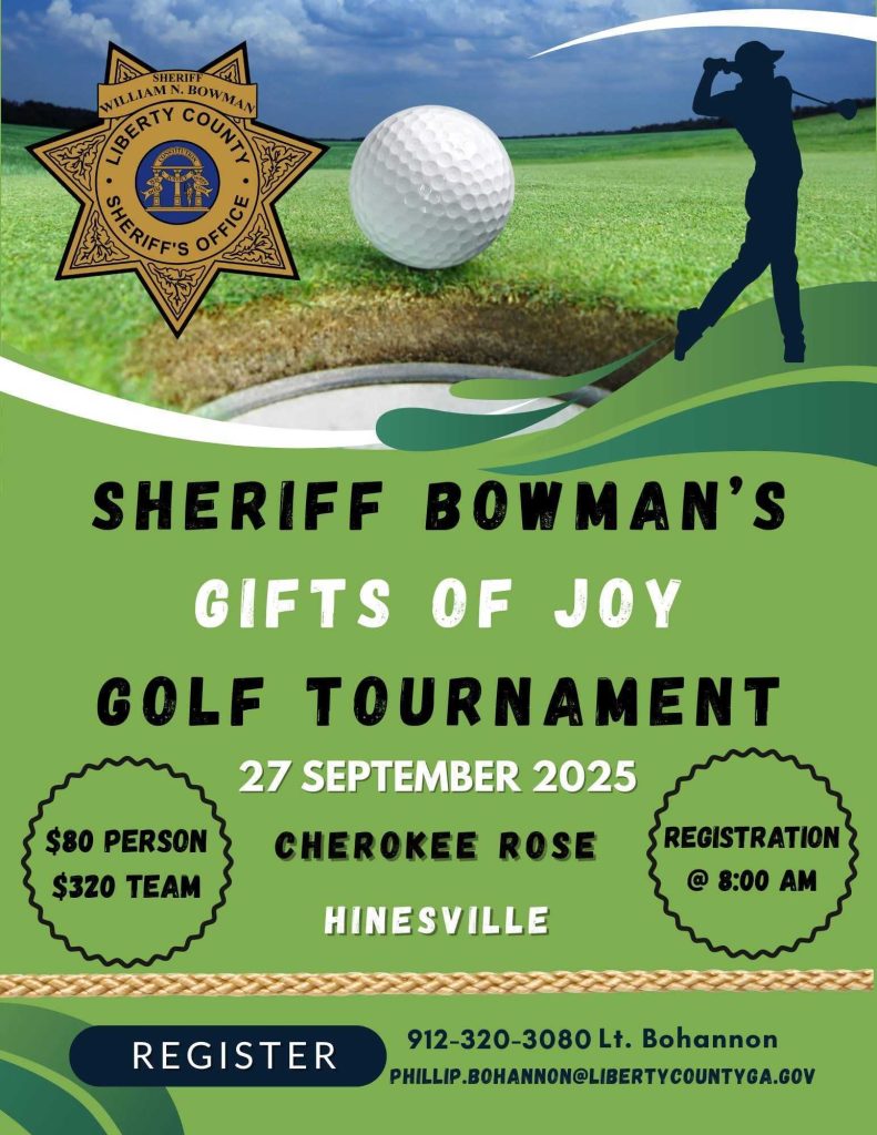 Sheriff Bowman’s Gifts of Joy Golf Tournament - Liberty County