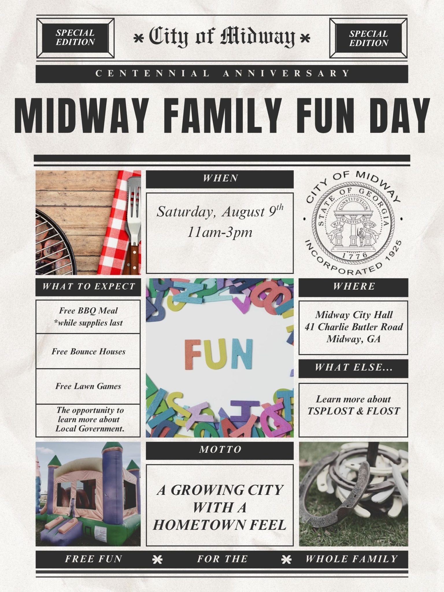 Midway Family Fun Day - Liberty County