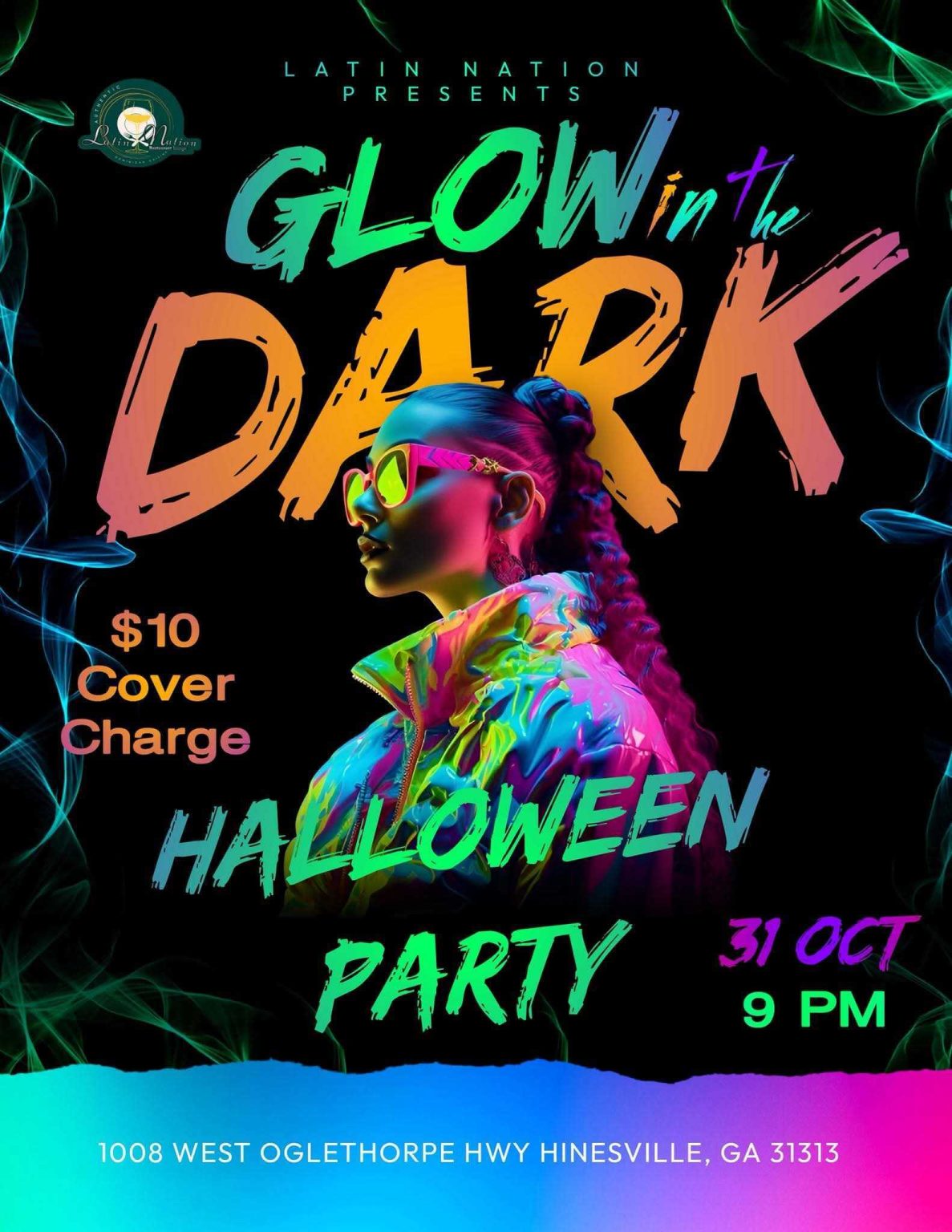 Glow in the Dark Halloween Party - Liberty County